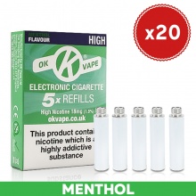 OK Vape High Menthol Refill Cartridges | Health and Care