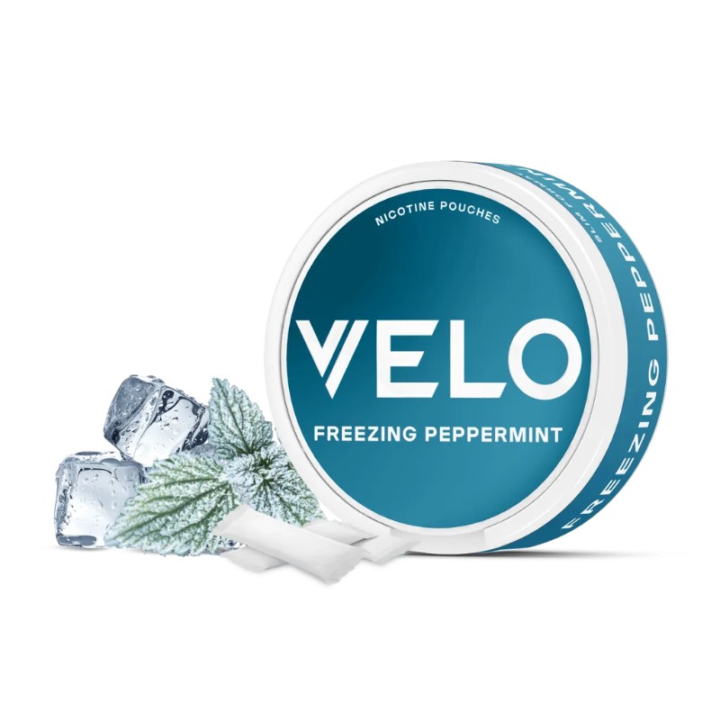 VELO Peppermint Nicotine Pouches 17mg | Health and Care