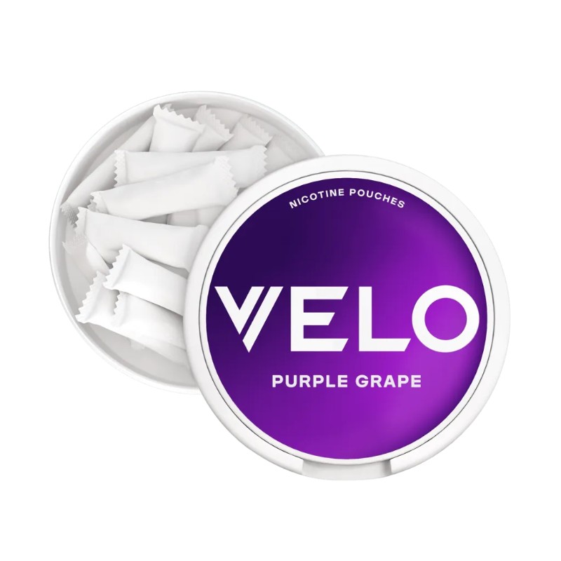 VELO Purple Grape Nicotine Pouches 17mg | Health and Care