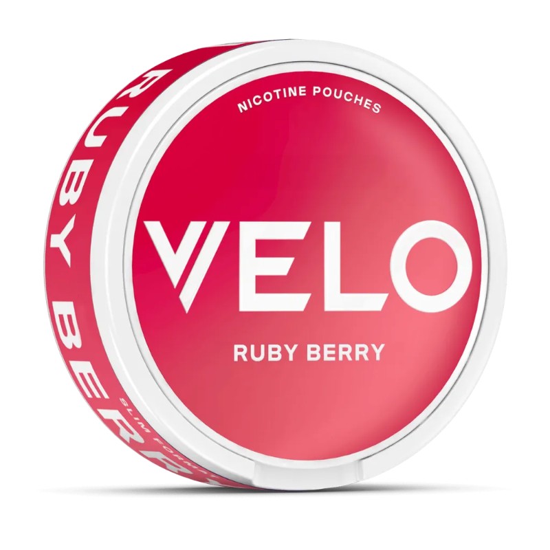 VELO Ruby Berry Nicotine Pouches 10mg | Health and Care