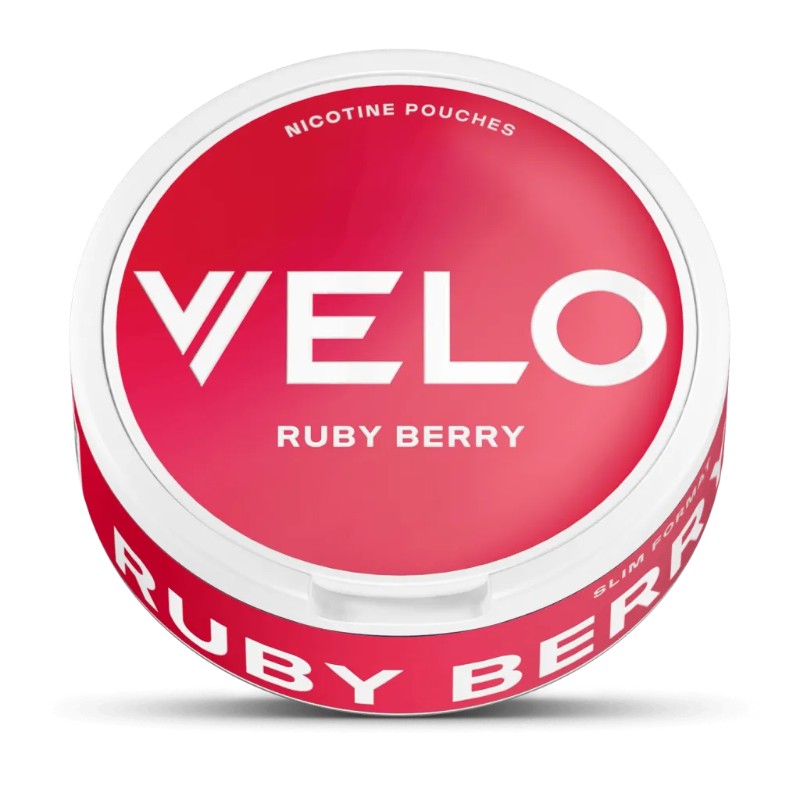 VELO Ruby Berry Nicotine Pouches 10mg | Health and Care