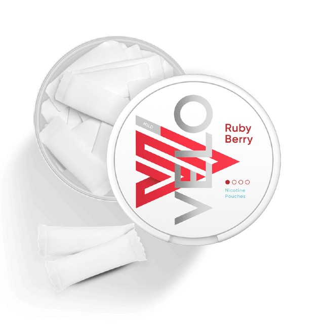 VELO Ruby Berry 4mg Nicotine Pouch (20pk) | Health and Care
