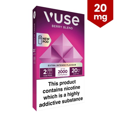 Vuse Blue Raspberry Intense Pods (20mg) | Health and Care