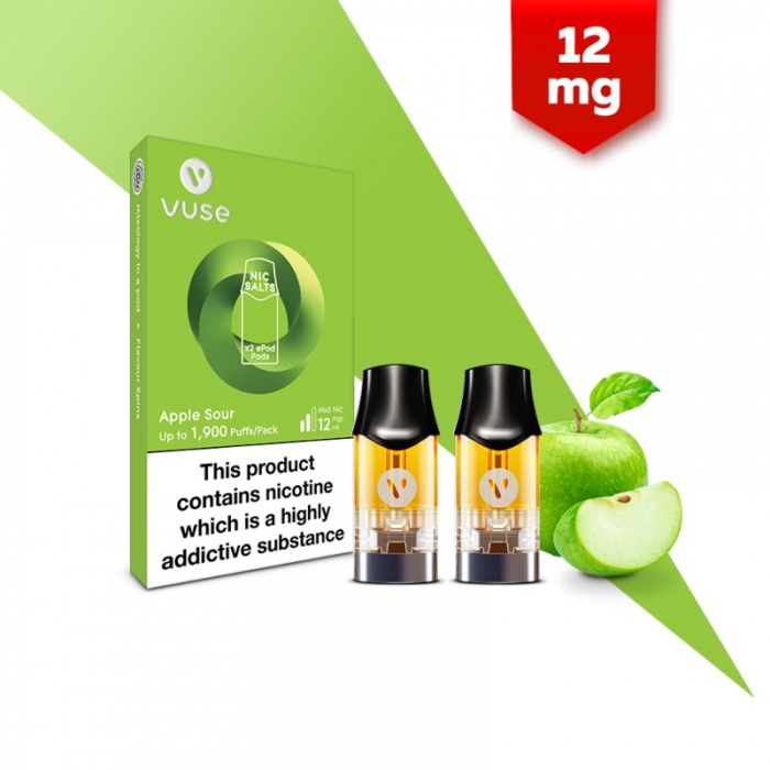 Vuse ePod 2 Apple Sour Refill Pods | Health and Care