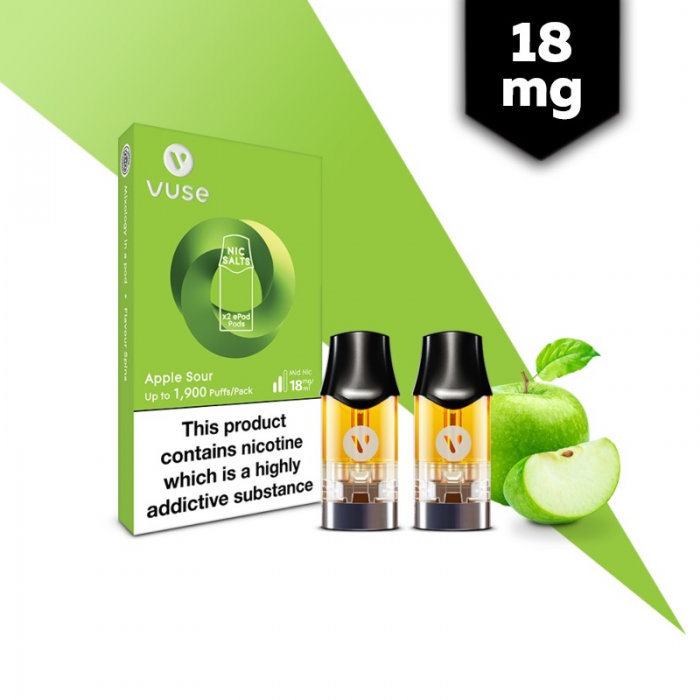 Vuse ePod 2 Apple Sour Refill Pods | Health and Care