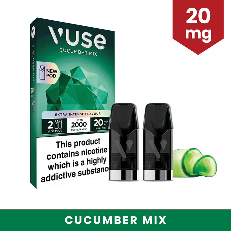 Vuse Cucumber Mix Refill Pods (20mg) | Health and Care