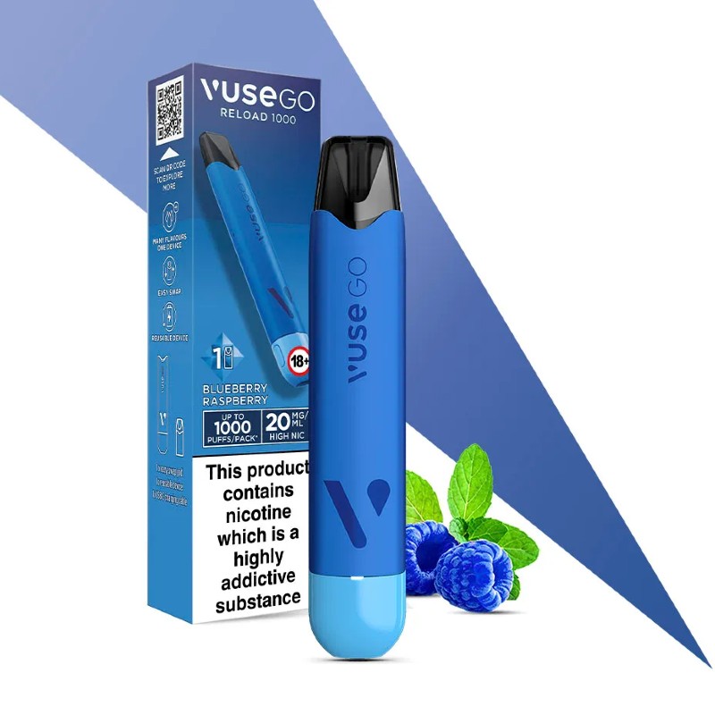 Vuse Go Reload Blue Rechargeable Box Vape | Health and Care