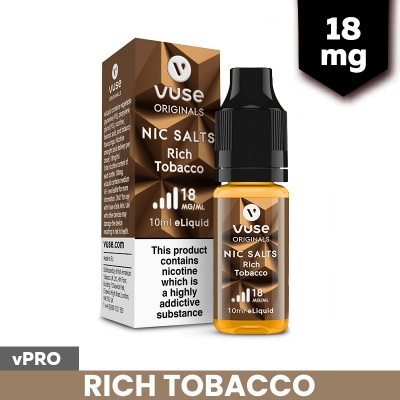 Vuse vPro Rich Tobacco E-Liquid | Health and Care