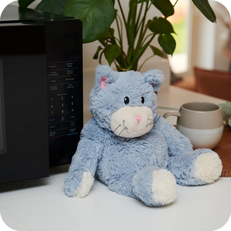 Warmies Microwavable Soft Toy (Blue Cat) | Health and Care
