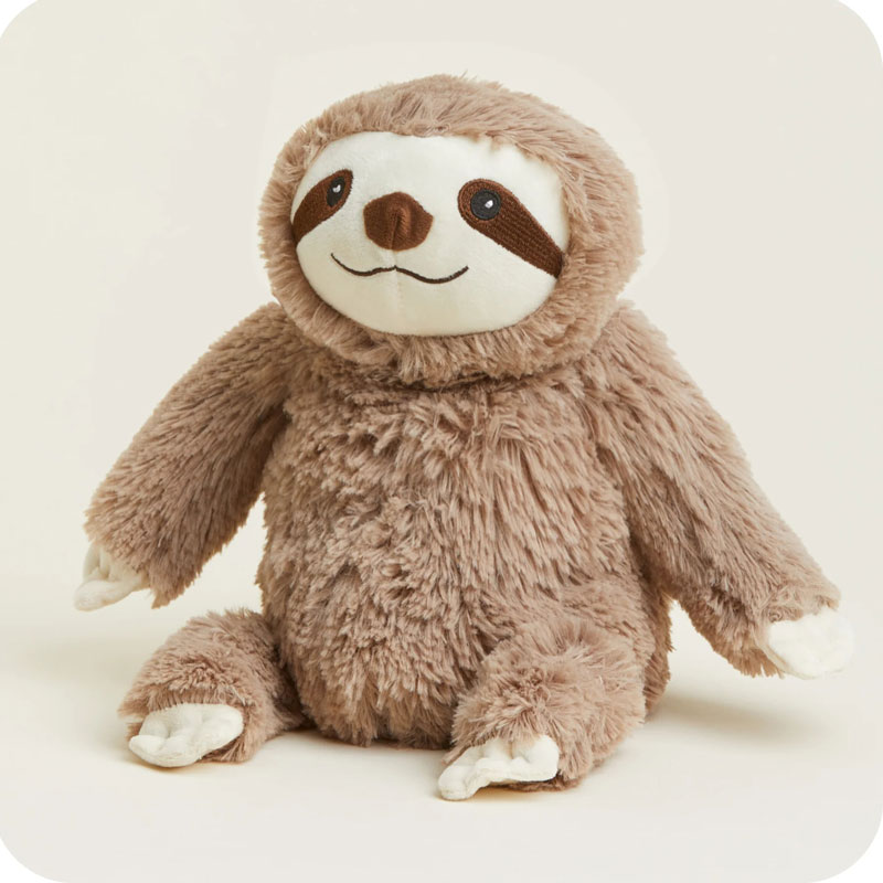 Warmies Microwavable Soft Toy Brown Sloth | Health and Care