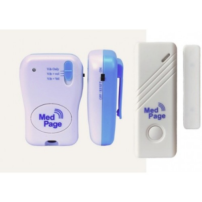 Wireless Door Opening Alarm with Alarm Pager | Health and Care