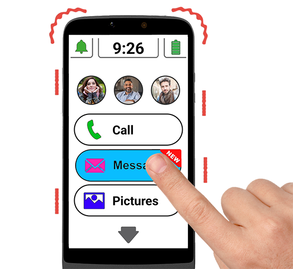 Swissvoice S510-M Smartphone for Elderly | Health and Care