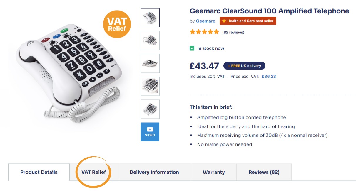 VAT Relief at Health and Care | Health and Care